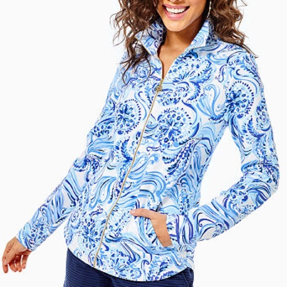 Lilly Pulitzer | Jackets & Coats | Plus Htf Lilly Pulitzer Leona Upf 5 ...